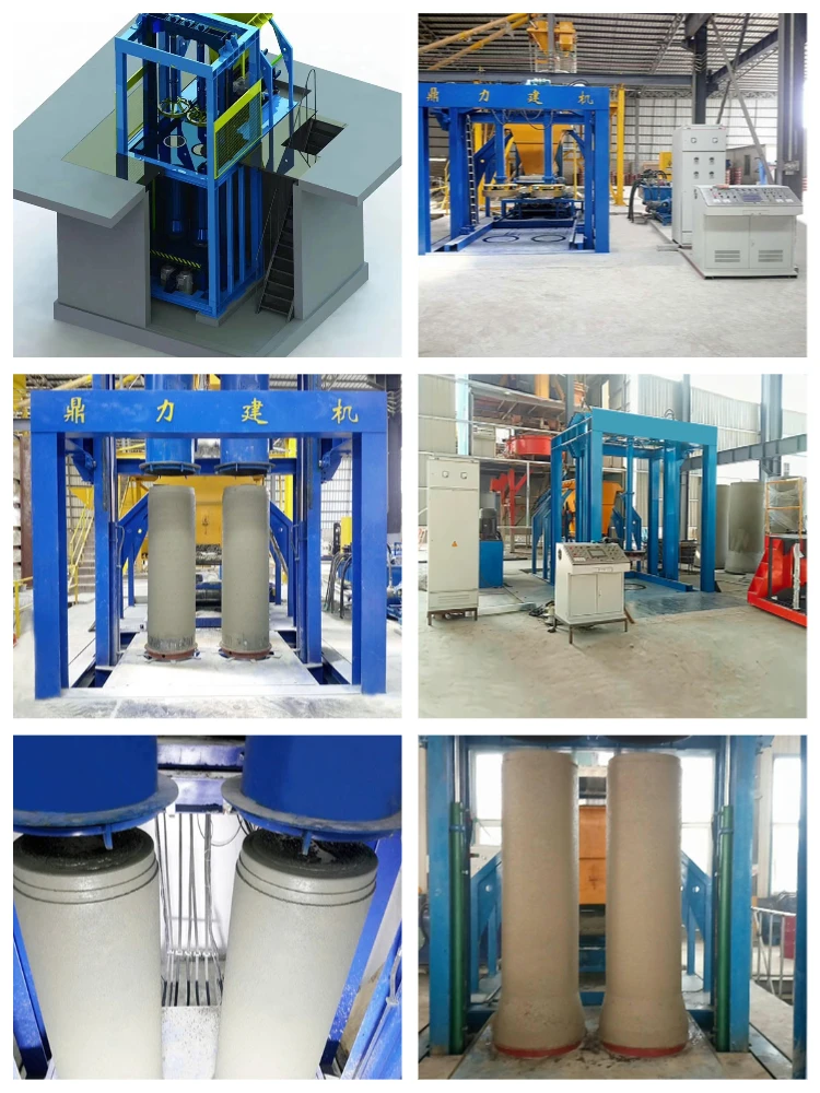 GPXM Precast Vertical Concrete Drainage Pipe Machine Italy