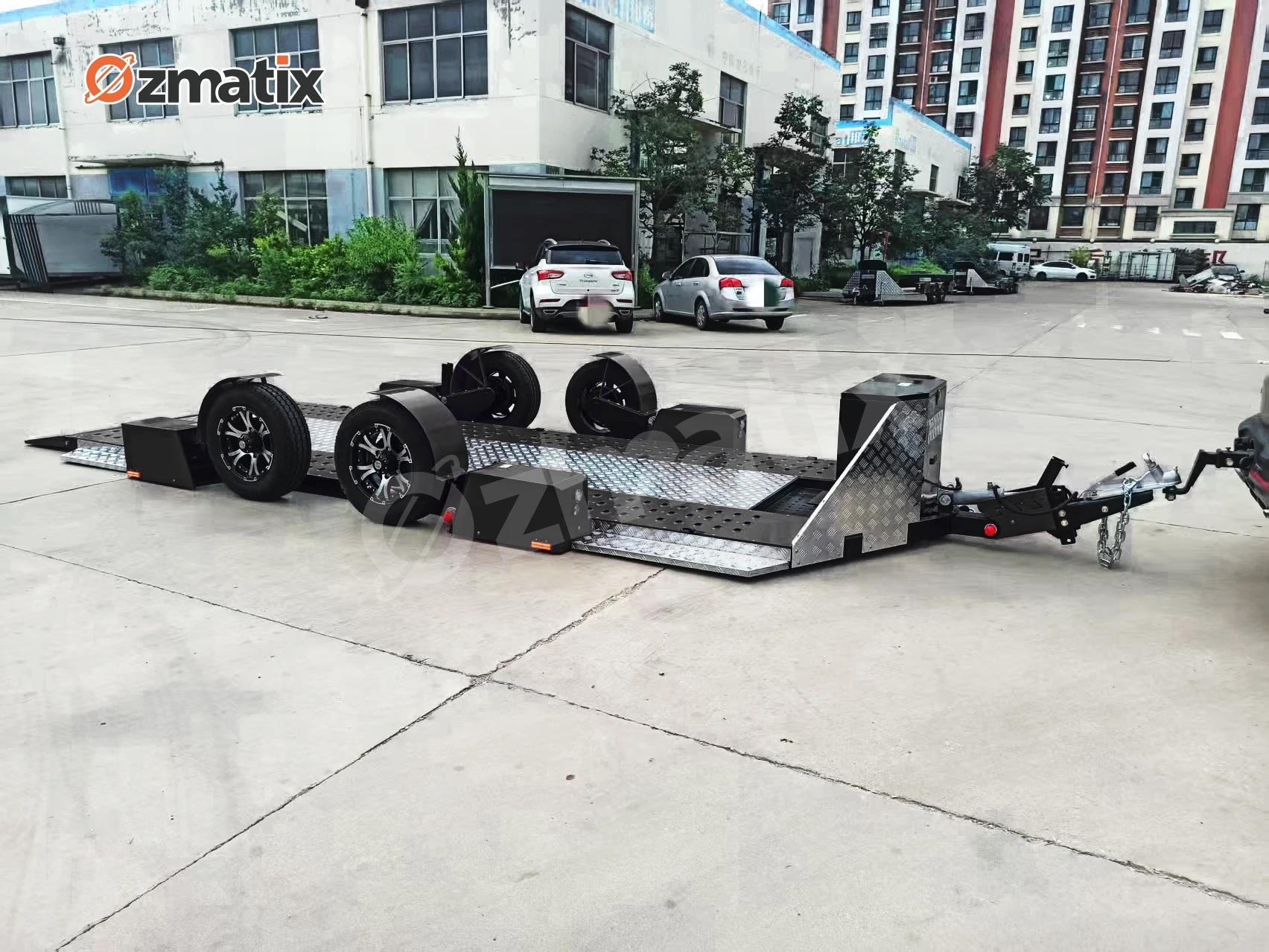 New Launched Luxury Car Trailer Transportation Tilt Race Car Trailer 2 ...