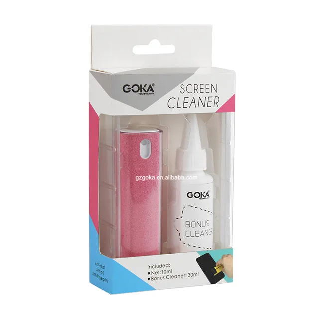 4in1 Portable Mobile Phones Cleaning Kit 10ml Screen Cleaner Spray With ...