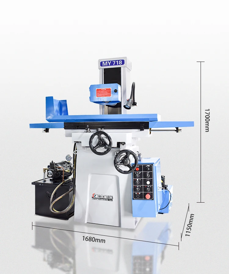 My718 Cast Iron Bed Surface Grinder - High Quality Metal Grinding Machine