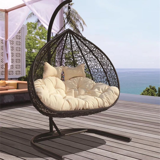 Egg Outdoor Rattan Swing Pod Garden Double Seater Patio Price