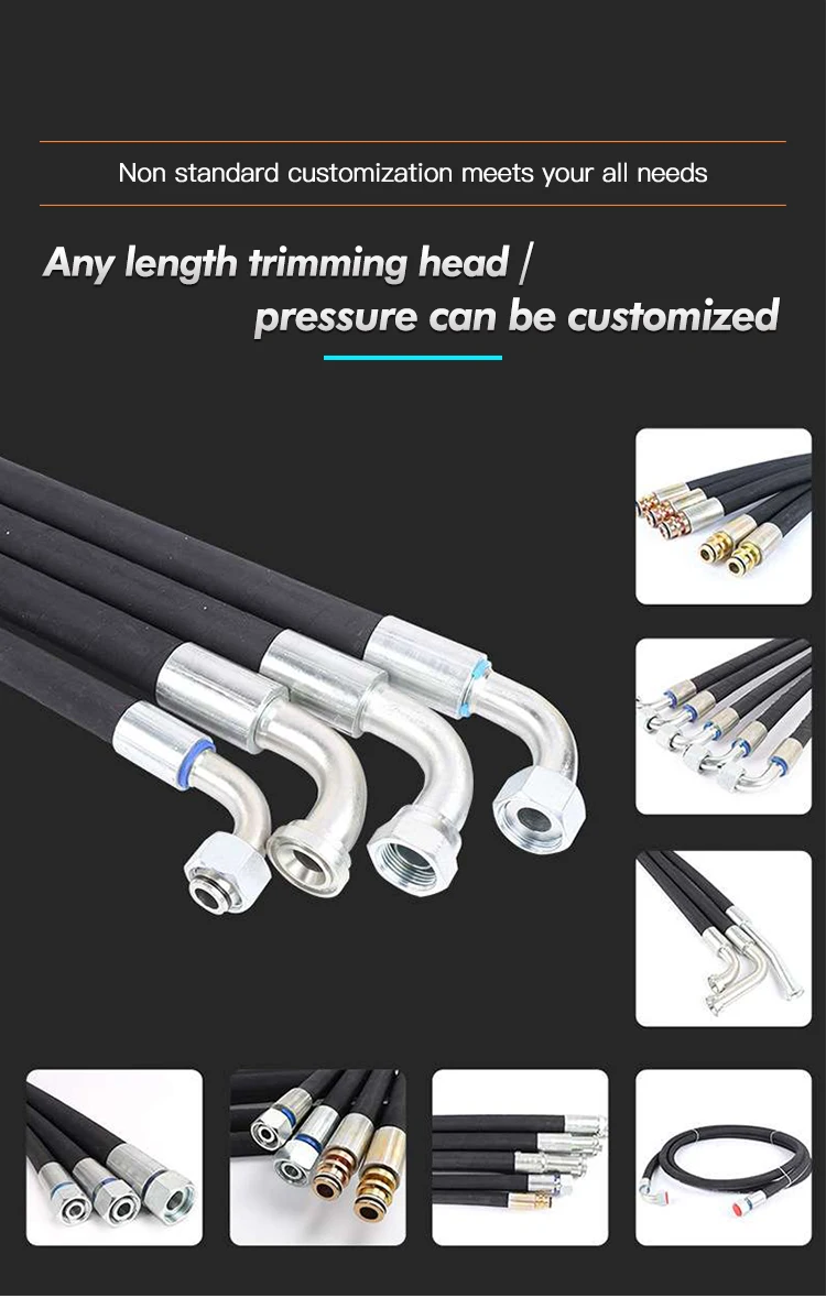 Hydraulic Blowdown Assembly Rubber Hose Forklift Truck High Pressure ...