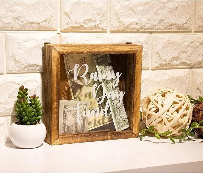 Rainy Day Fund Adventure Archive Box with Slot on Top Genie Crafts ...