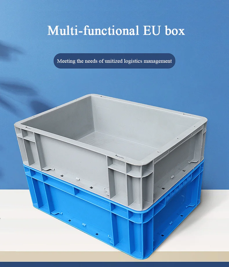 Warehouse Cheap Price Stackable Industrial Eu Plastic Storage Logistics ...