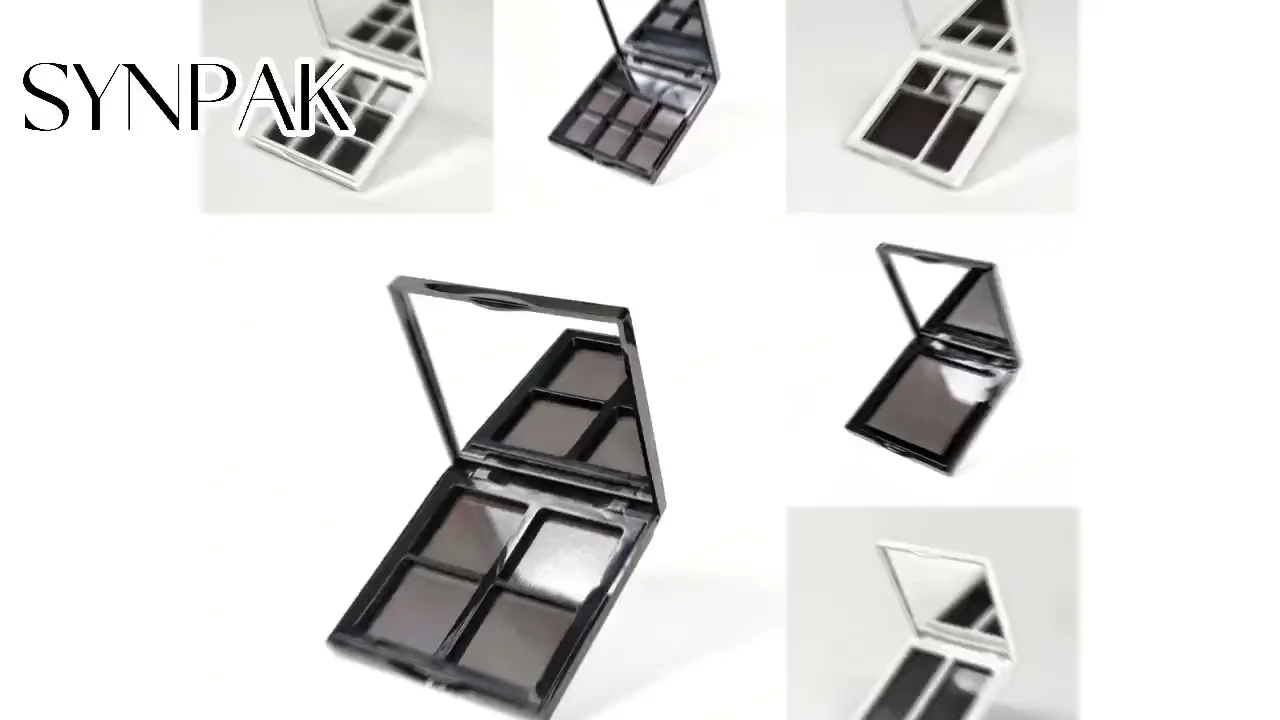 1 2 3 4 5 7 9 11 Grid Refillable Magnet Snap Pans Cosmetic Compact Case ...