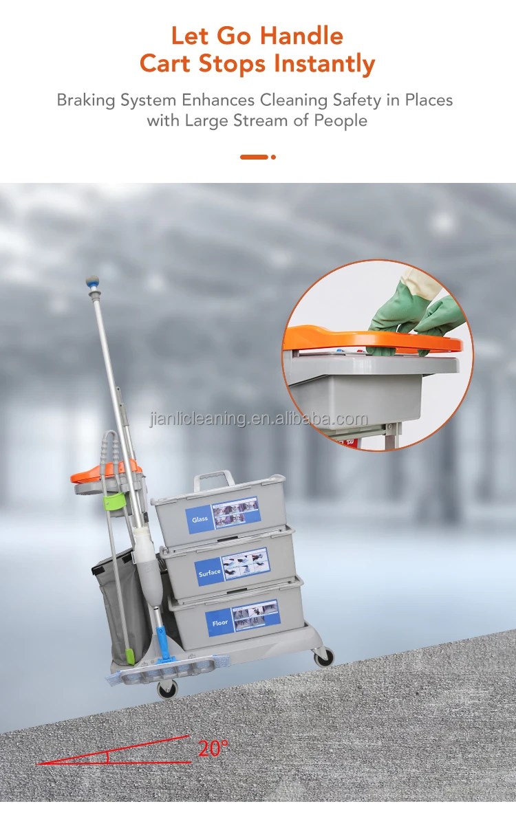 Cleanic Cleaning Trolley - Flexible & Efficient Solutions