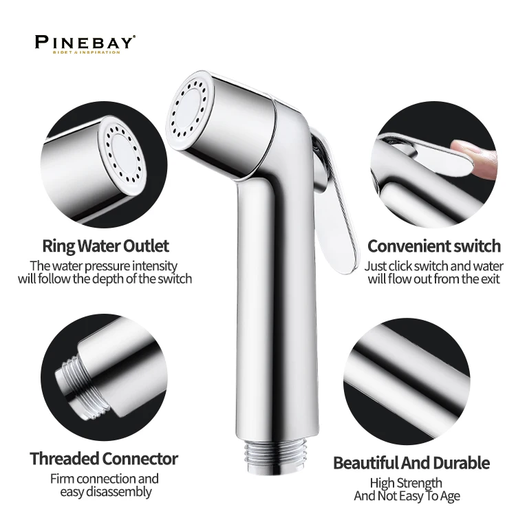 Pinebay Contemporary Handheld Bidet Shower Set - Oem | Wholesale