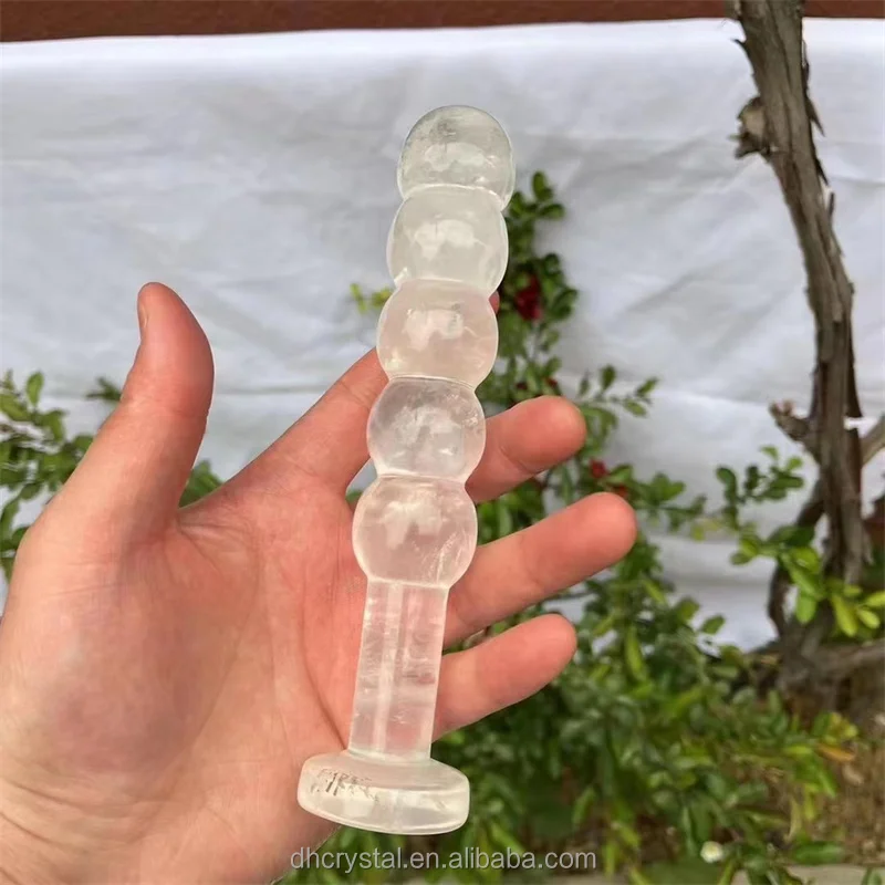 Healing Wands - Rose Quartz & Clear Quartz Massage Yoni Wands