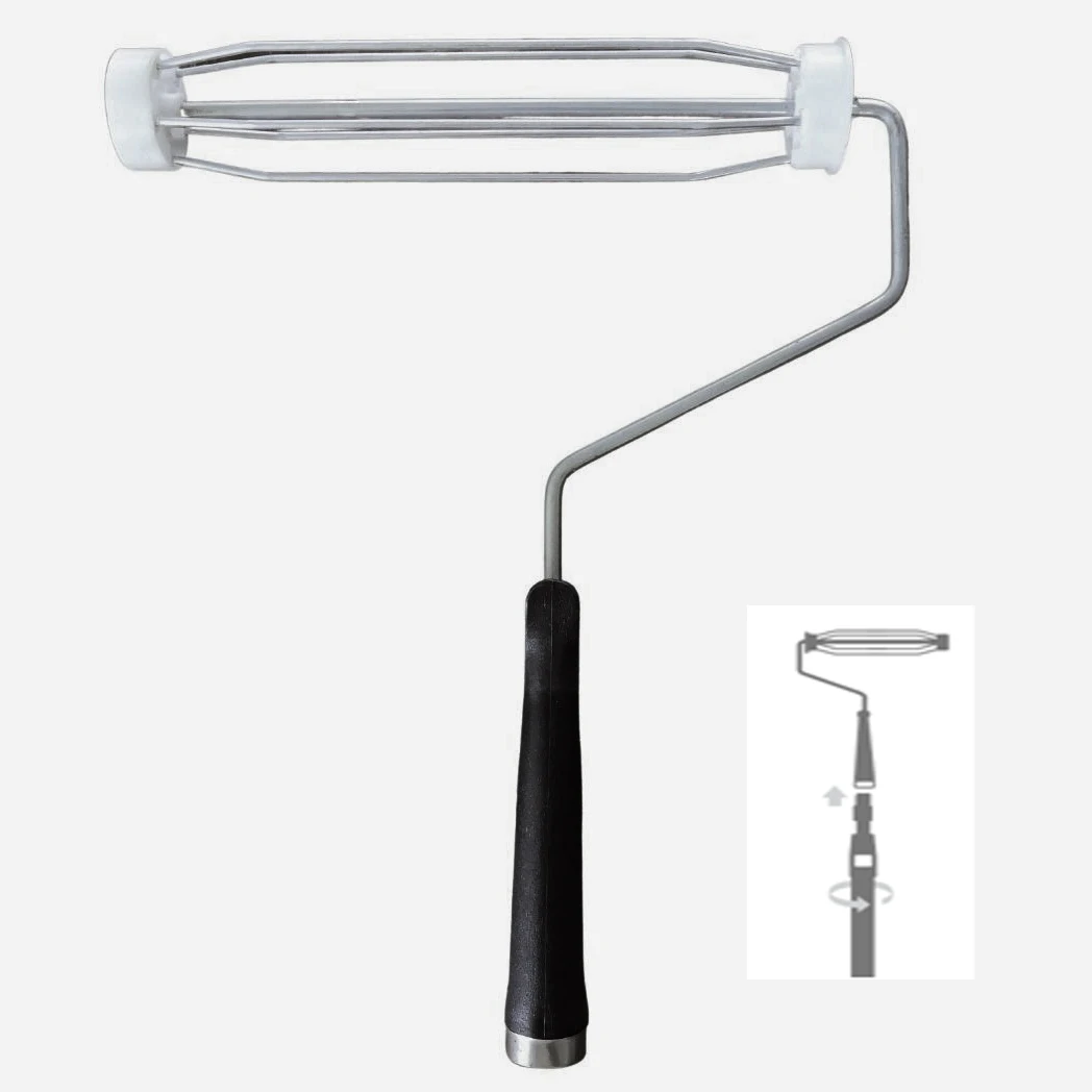 Hot Selling Durable 5 Wires Cage Plastic Handle Paint Brush Holder ...