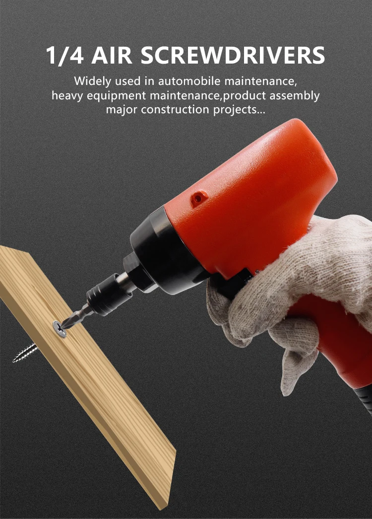 Professional Industrial Grade Pneumatic Screw Drivers 6-8mm Capacity ...