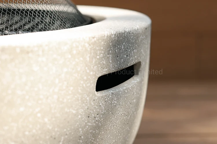 Outdoor Stone-looking Magnesium Oxide Mgo Garden Barbecue Fir Pit Bbq ...