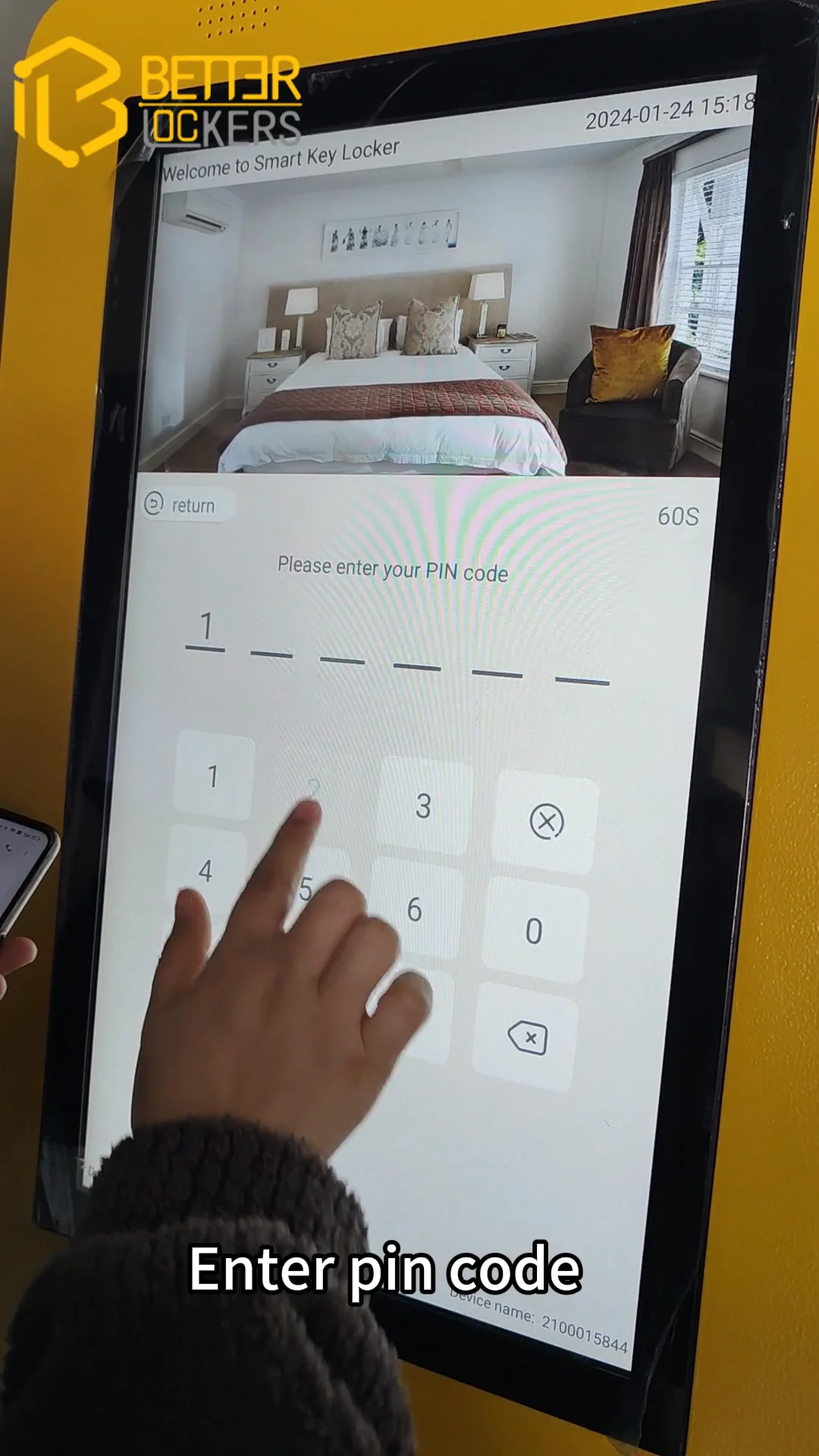 Customized Rfid Intelligent Key Cabinet Fingerprint Password Wall ...