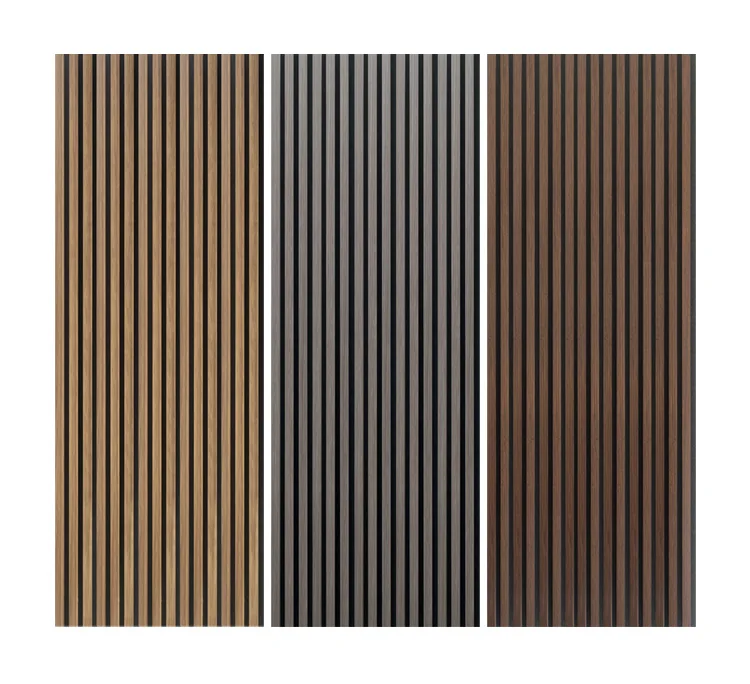 Veneer Slats Wooden Wall Panel Decor Interior Sound-absorbing Ceiling ...