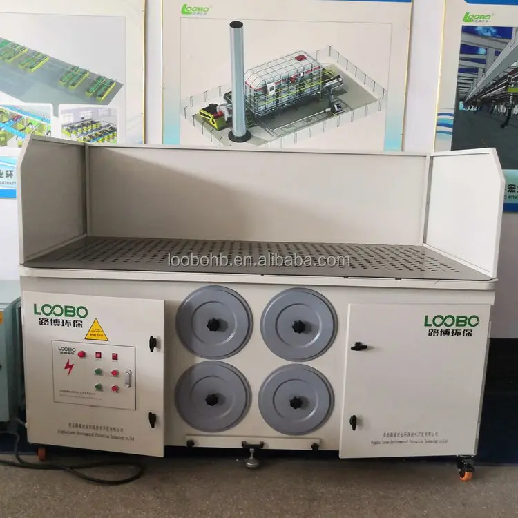Industrial Dust Collector Polishing & Dust Removal Downdraft Table ...
