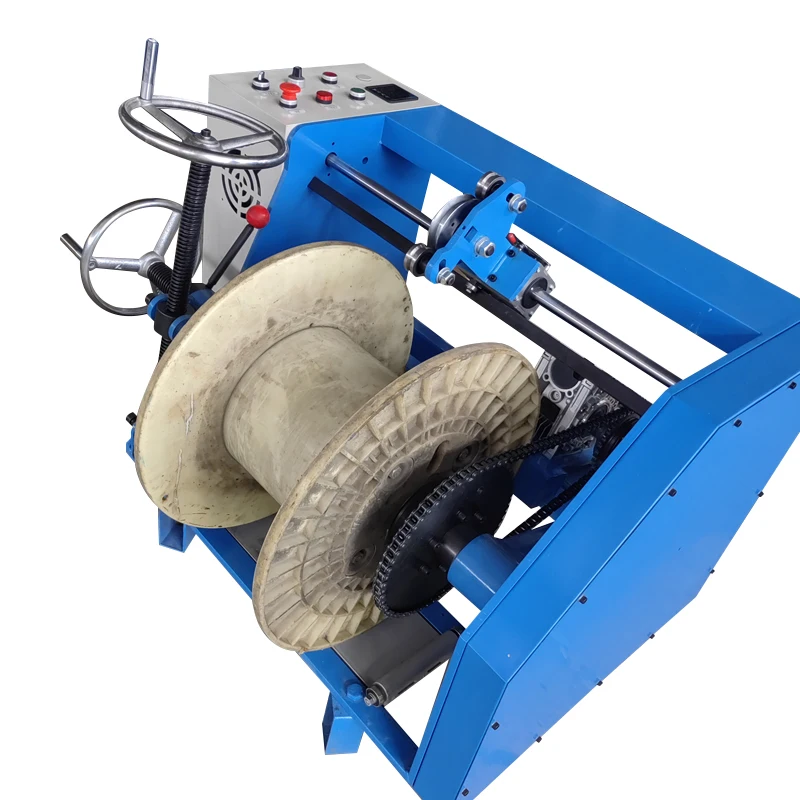 Manual Lift Rewinder Device for Wire Spooling - 300-500mm Bobbin