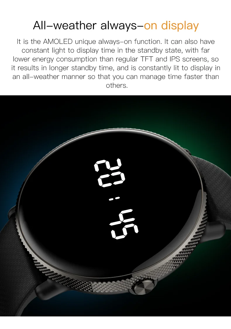 S61 Profit Stylish Amoled Smartwatch Stainless Steel Frame Advanced ...