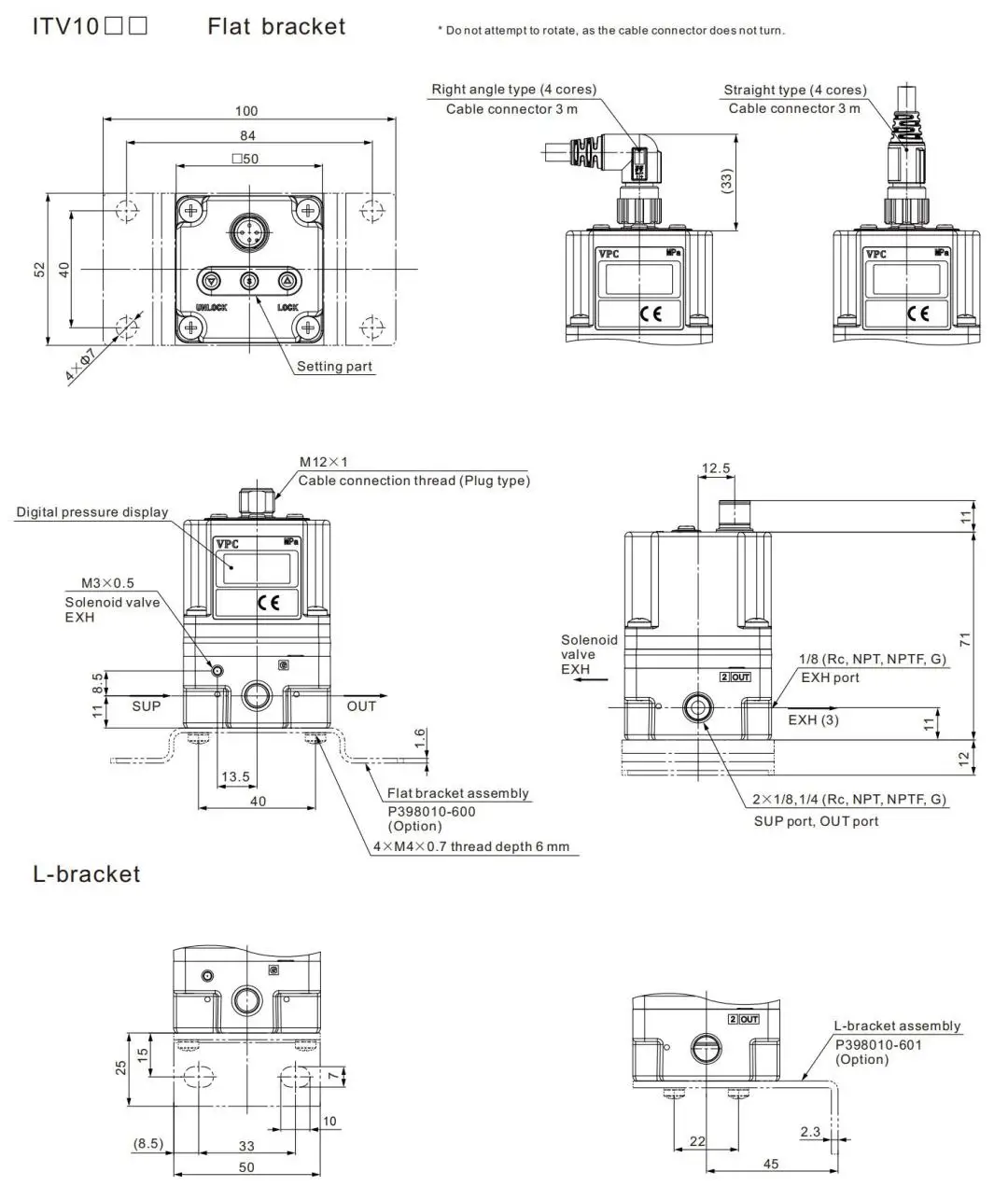 ITV Series DC24V Regulator - Proportional Valve Solutions