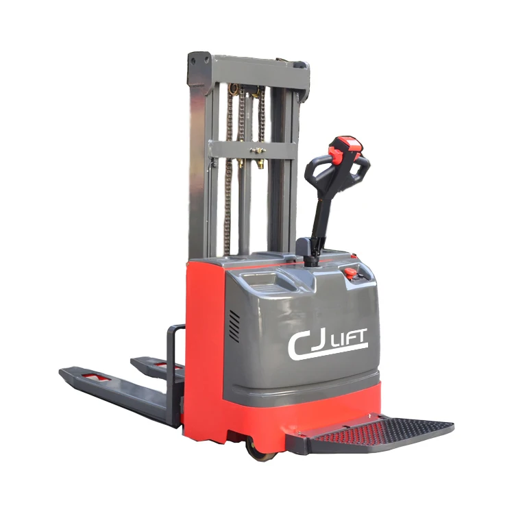 Lifting Semi Electric Stackers Pallet Stacker Walking Type Electric ...