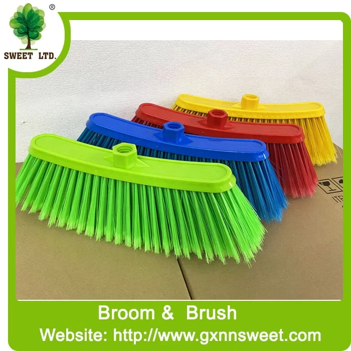 Household Goods Broom Soft Brush Floor Cleaning Brooms Plastic Broom in ...