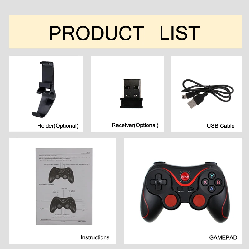 Android Gamepad Controller, Wireless Key Mapping Gamepad Joystick ...