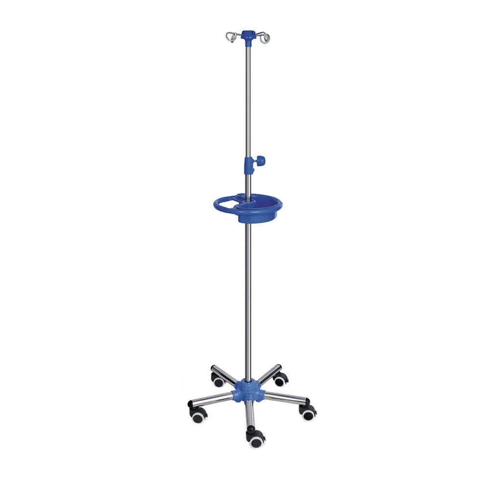 Medical IV Pole Stand Adjustable Infusion Stand Hospital Patient ...