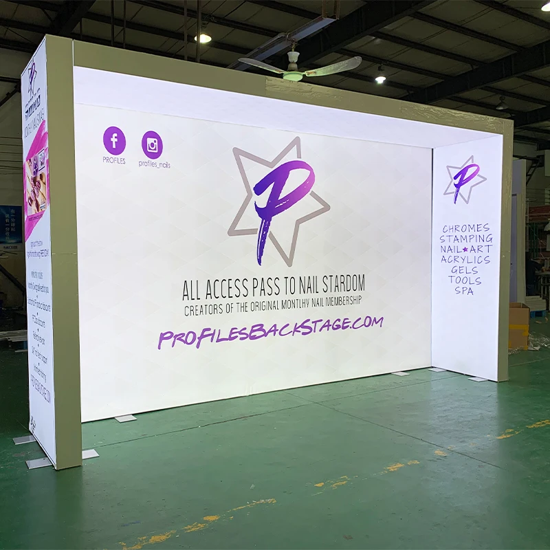 10x20 Modular EXPO Booth Large Double Sided Free Standing Aluminium ...