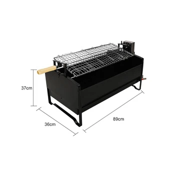 Home Ss Rotary Grill Black Outdoor Electric Grills Electric Griddles ...