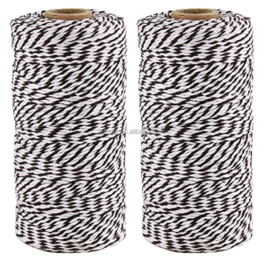 1.5mm Great Industrial Packing Twine Black And White Cotton String ...