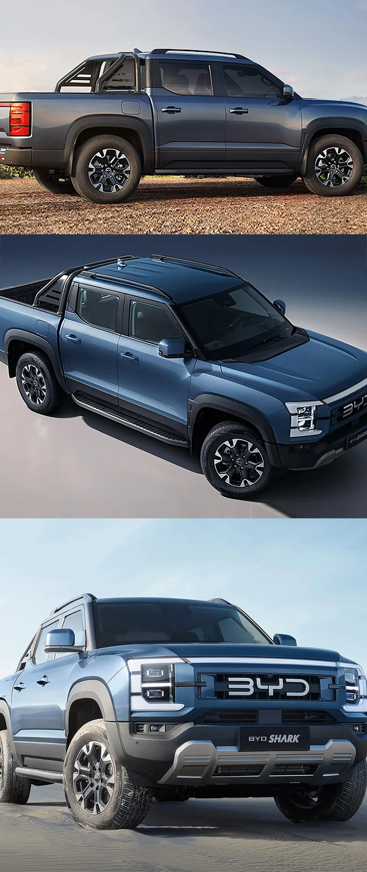 2024 BYD Shark Pickup Truck - Plug-in Hybrid Electric Vehicle