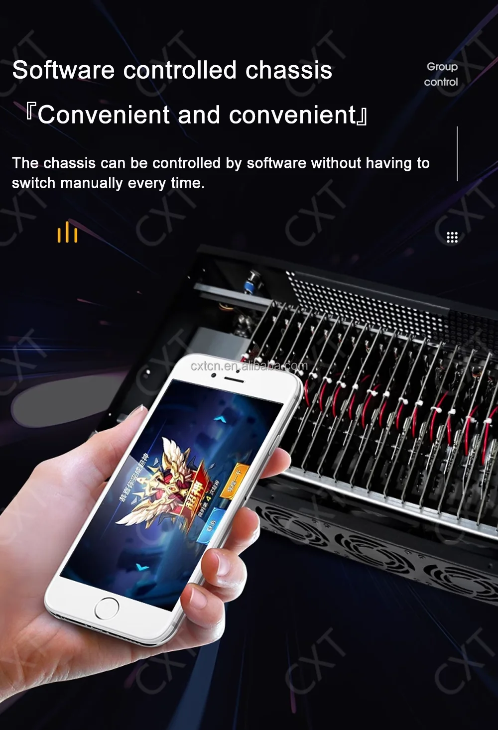 Click Farm Mobile Motherboard Phone Farm Box with OTG System for ...