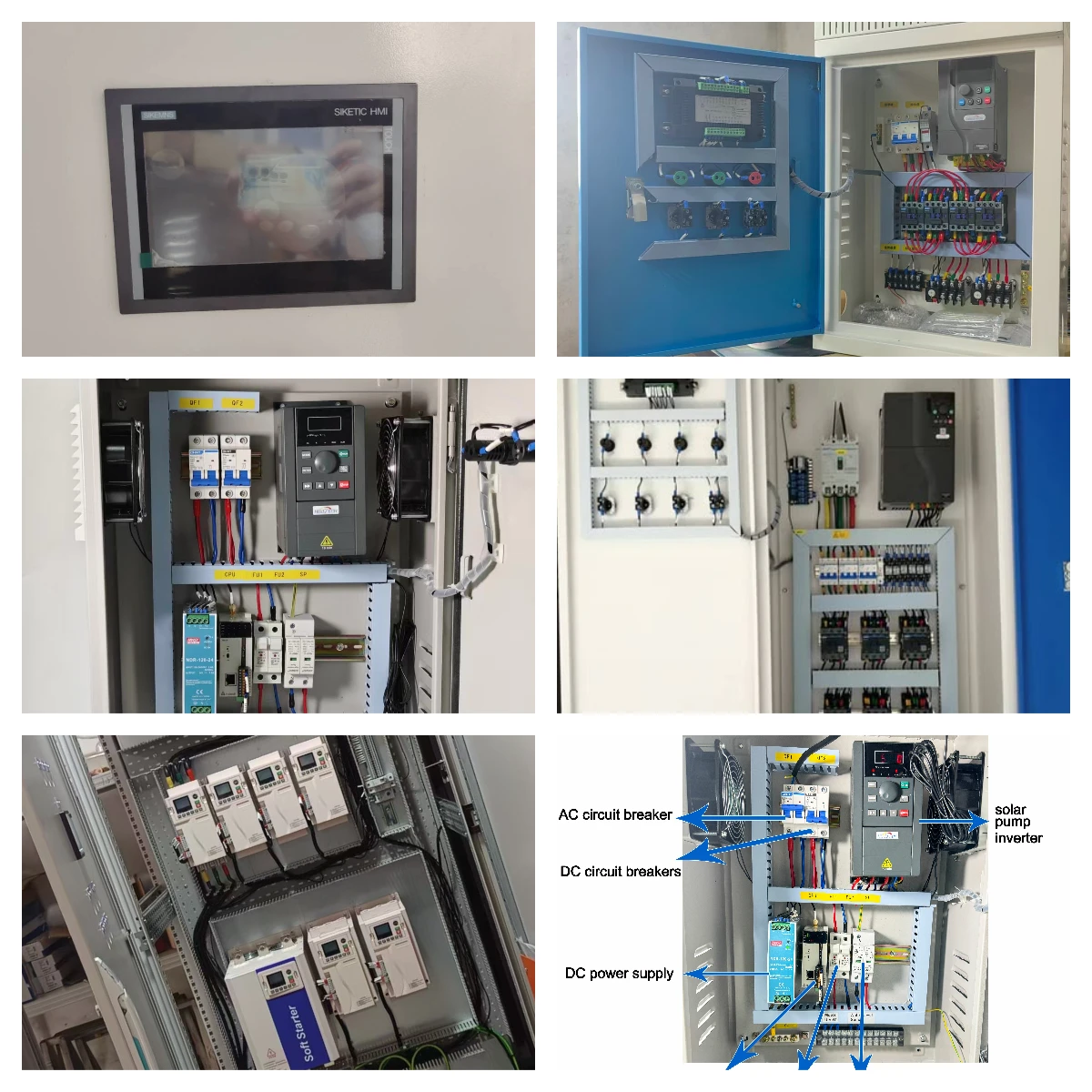Agricultural Irrigation Pump Automatic Control Cabinet PLC VFD Energy ...