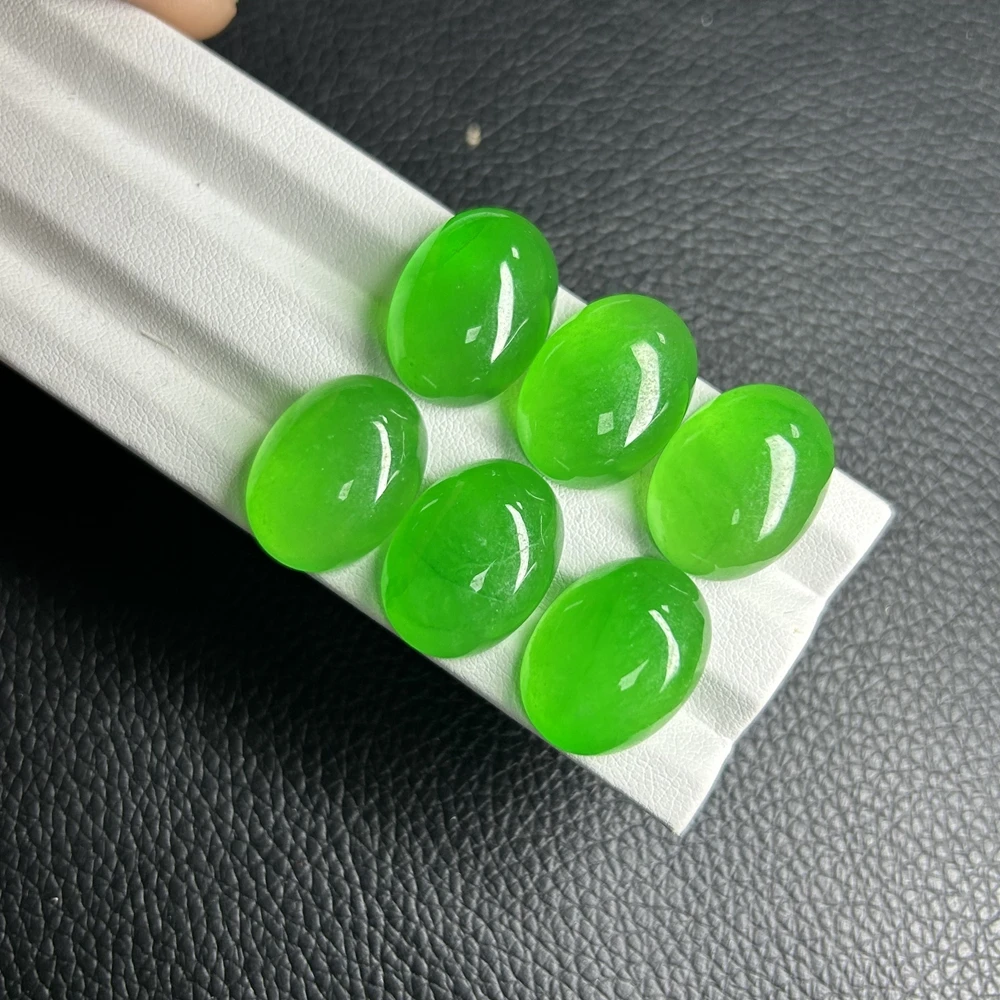 HQ GEMS Myanmar Natural Green Jade Jadeite Loose Gemstone