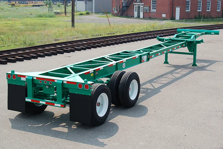Extendable Sliding Skeletal Container - Panda Truck Trailers