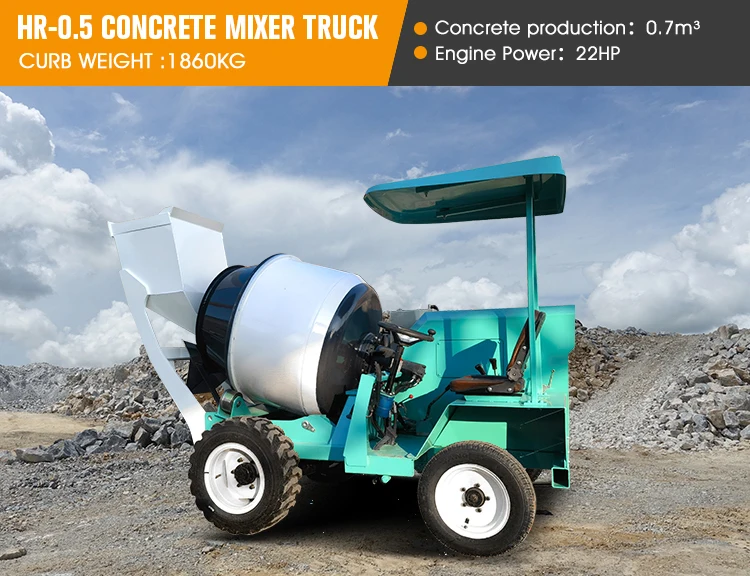 High Performance Integrated Self Loading Portable Diesel Mini Concrete ...