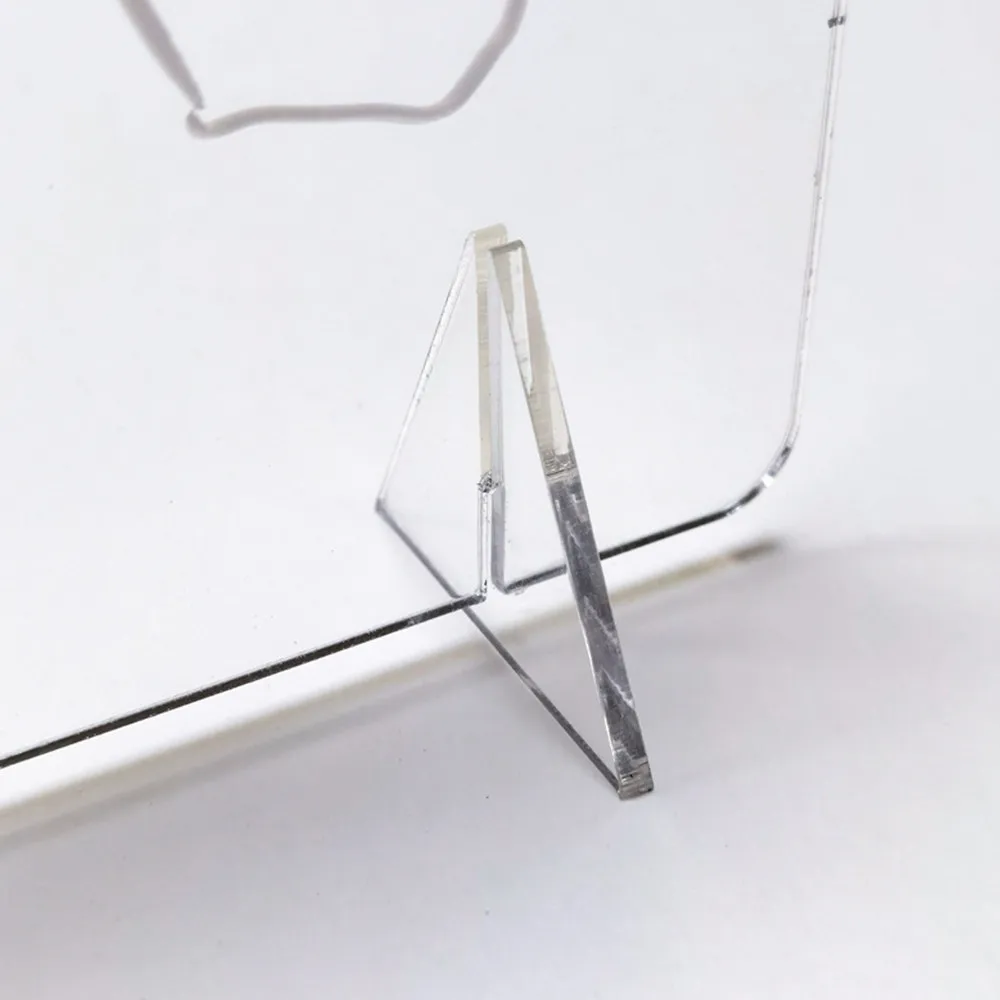 Transparent Bracket Desktop Note Board Can Be Wiped Home Memo Small ...