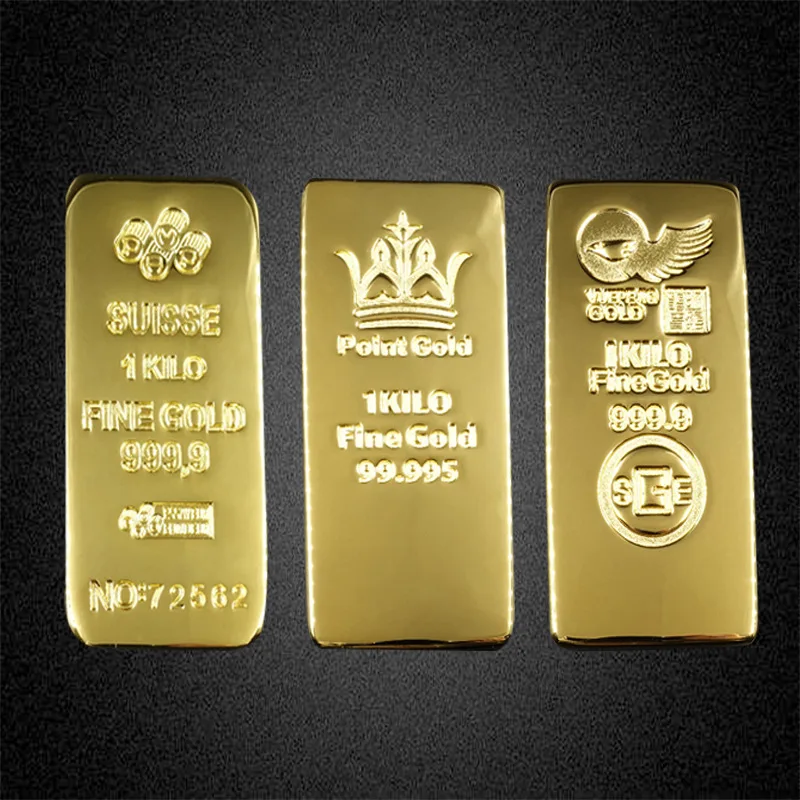 Simulation Gold Bar Model 1000g Sample Ornaments Bank Insurance Gold ...