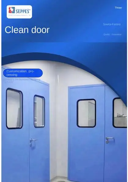 Color Steel Purification Door for Laboratory Clean Room Electronics ...