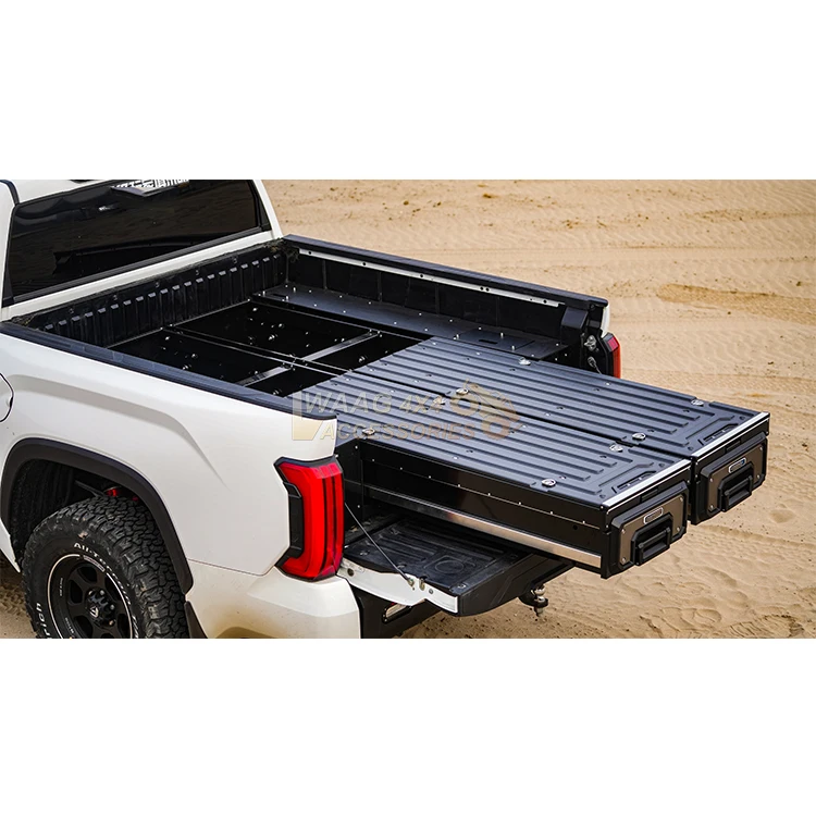Rear Bed Organiser Slide Tool Box Storage Drawers For Truck Toyota ...