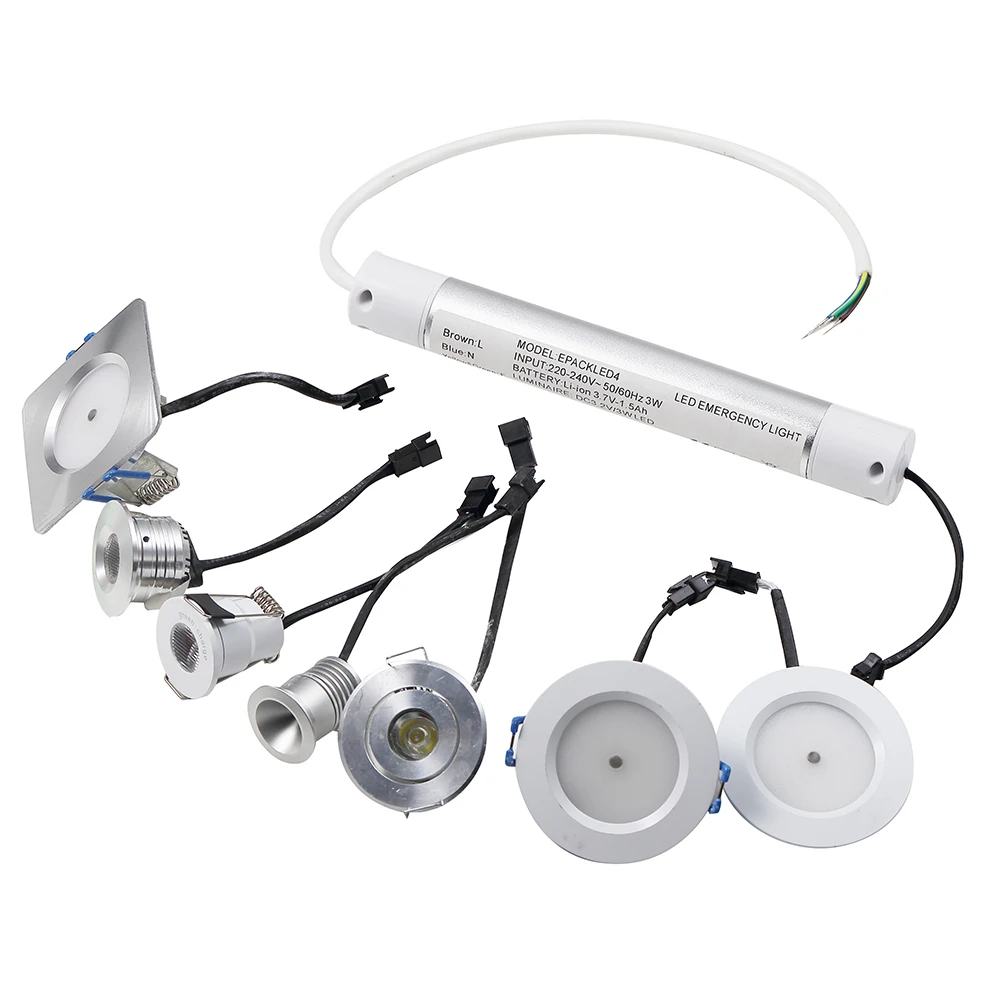 Ceiling Recessed Battery Backup Rechargeable Led Emergency Downlight ...