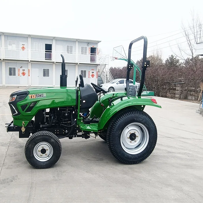 4WD Mini Farm Tractor - 25HP Tractor with Front Loader