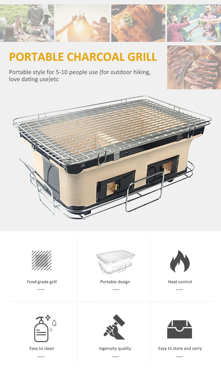 Wholesale Mini Japanese Style Yakitori Grill - Charcoal BBQ
