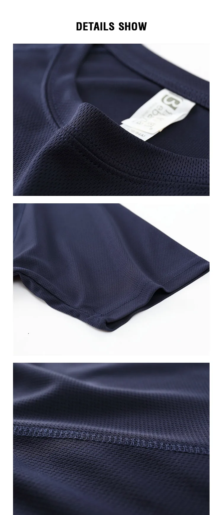 Custom Quick Drying T Shirt Mens Polyester Quick Dry Running Tshirt ...