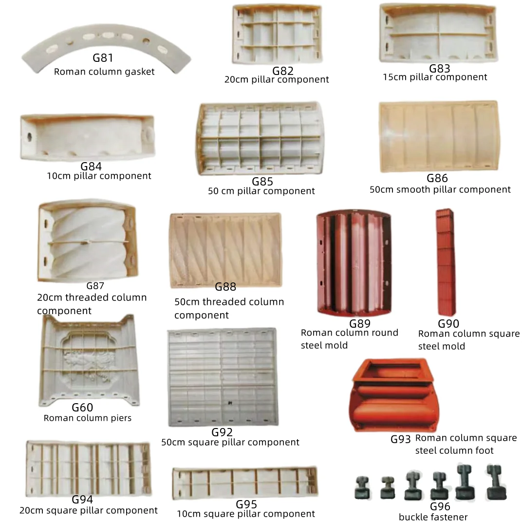 Concrete Column Molds for House Building Decorations