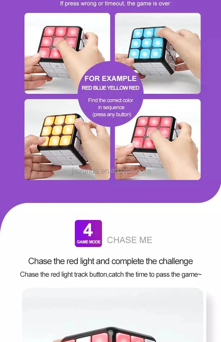 Autism Sensory Toys - Flashing Cube Brain Game for Kids