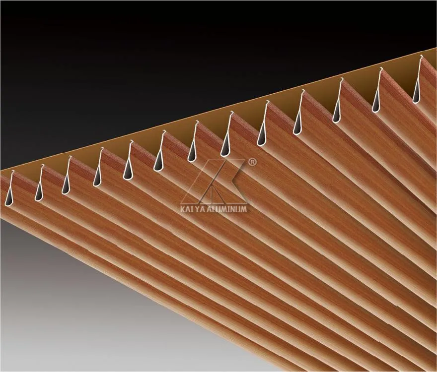 Durable Droplet Shape Linear Track Cladding Metal Panels