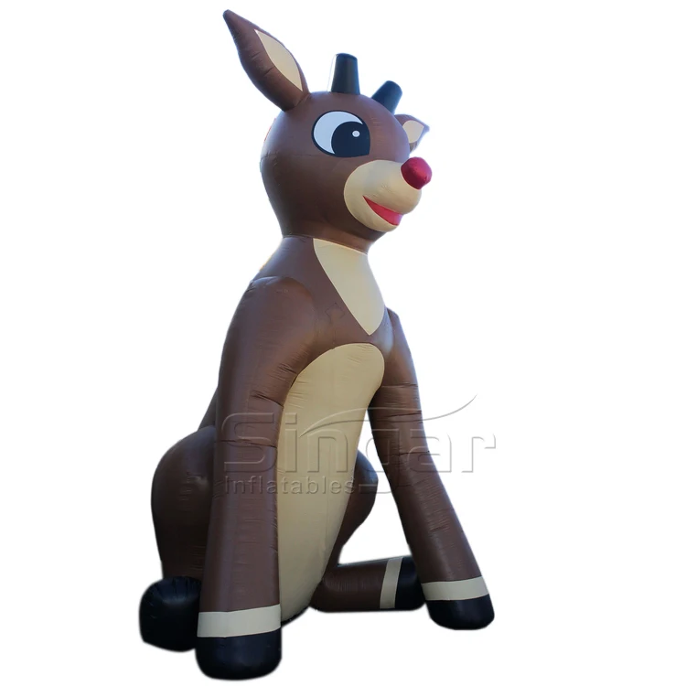 Customized Commercial Giant Outdoor Christmas 20ft Inflatable Reindeer ...