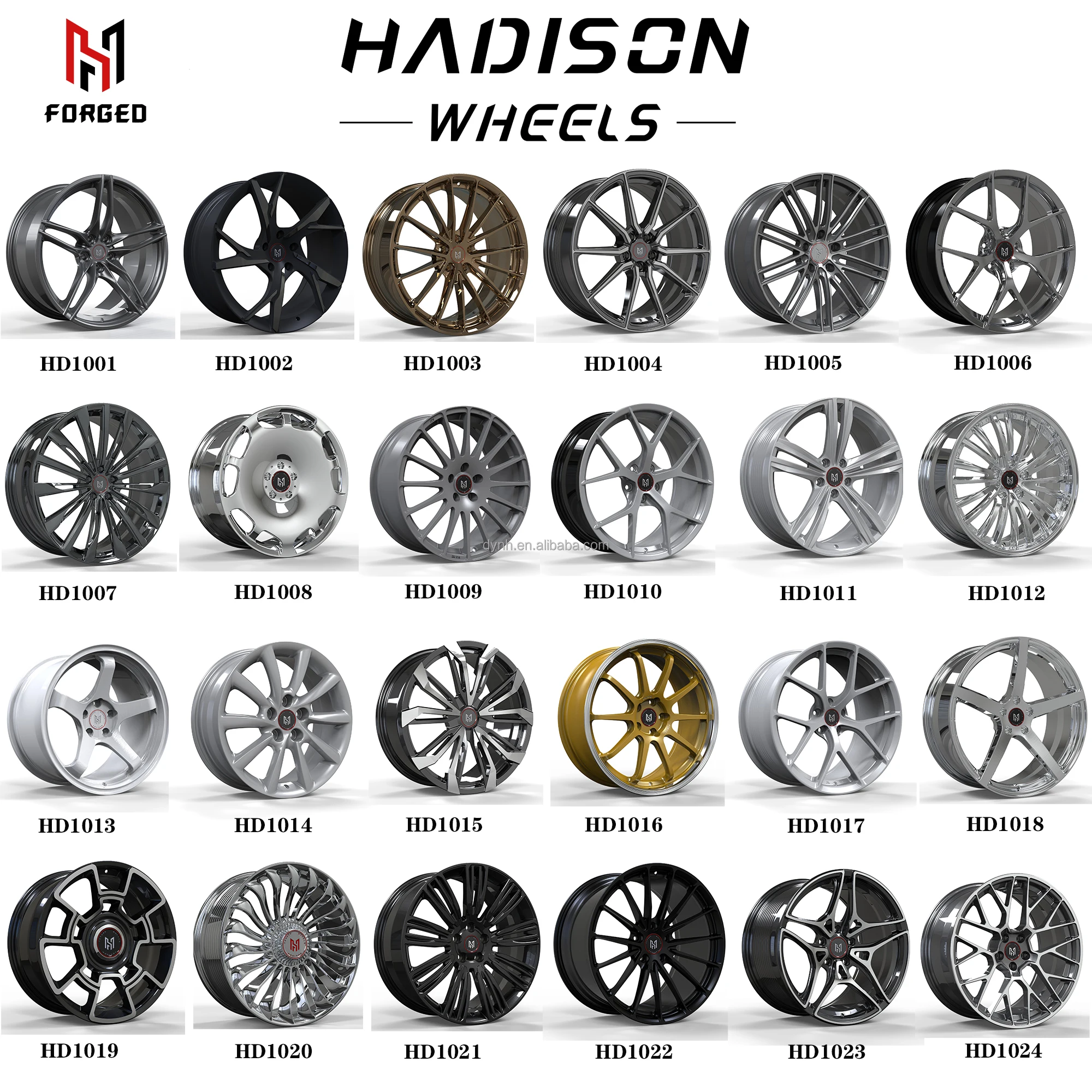 Customized Monoblock Forged Wheels by HADISON - 17"-24"