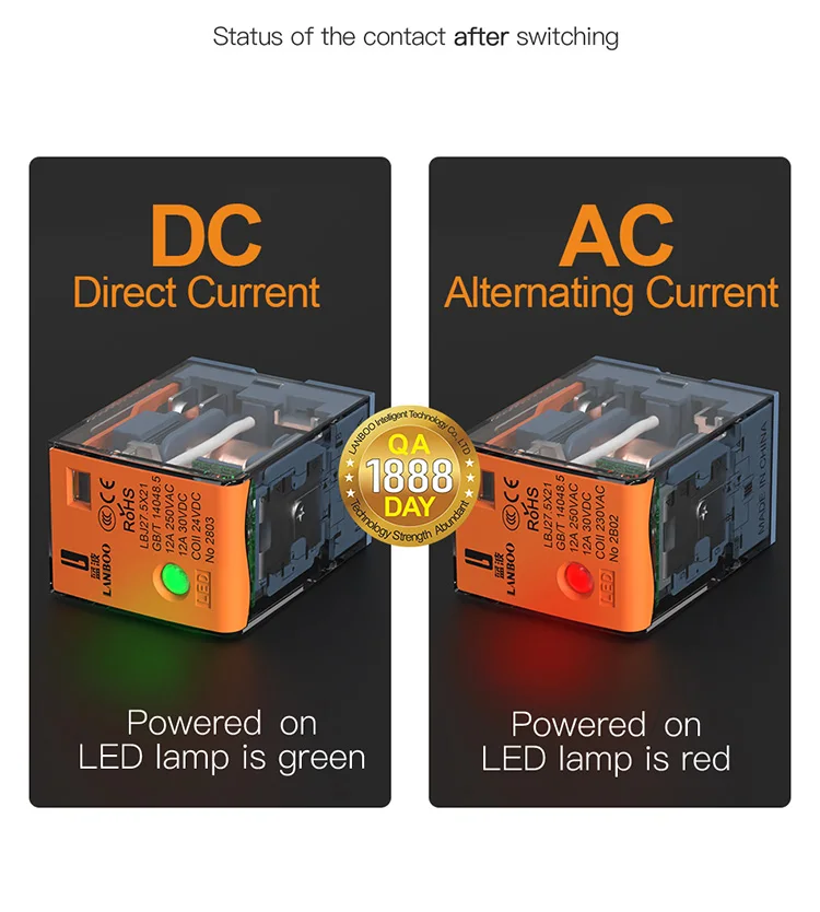 兰布小中间电磁继电器F18 HH54我的交流DC 12 24 220伏大8英尺透明| Alibaba.com