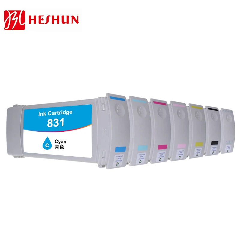 Heshun 831 Premium Color Compatible Ink Cartridge For Hp 831compatible ...