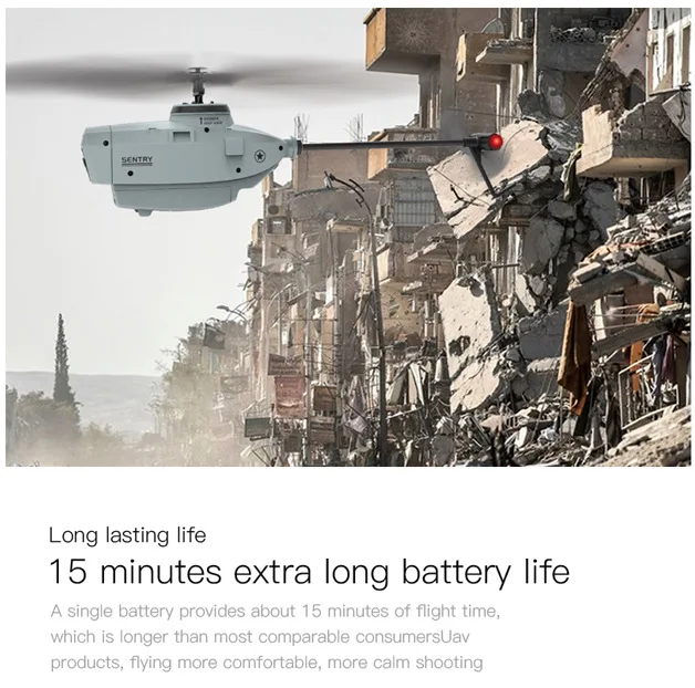 Sentry C127 Helicopter - Versatile 4CH RC Drone with Camera